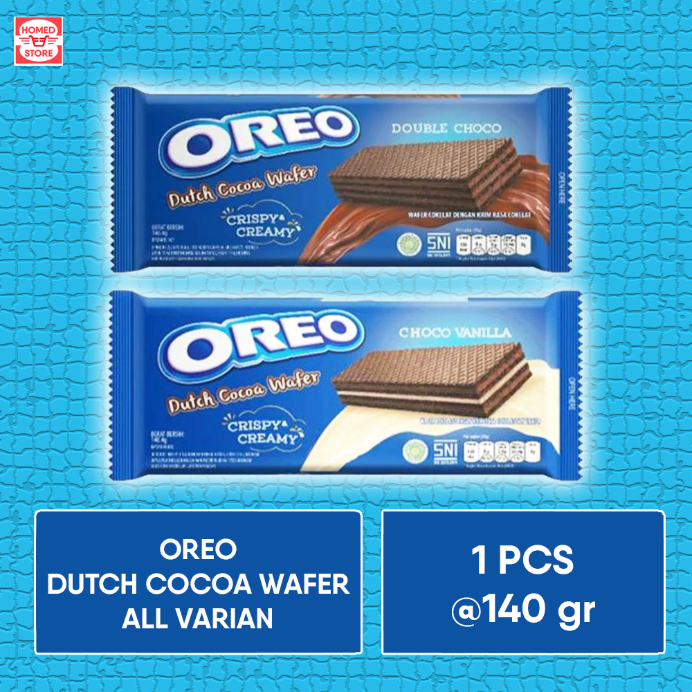 Oreo Dutch Cocoa Wafer Double Choco / Choco Vanilla 1 Sachet | Lazada ...