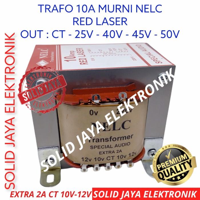 TRAVO TRAFO 10A MURNI RED LASER NELC CT 25V 40V 45V 50V 10 A AMPER ORI ...