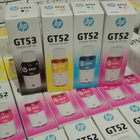Paket 1 Set Tinta Hp GT 53 & GT 52 Original untuk Hp deskjet GT5810 ...