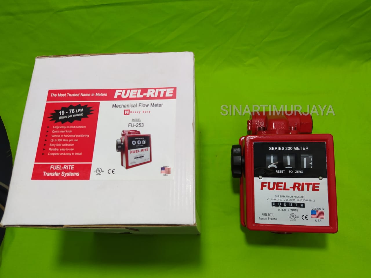METERAN SOLAR FLOW METER FUEL RITE 1" 3digit MADE IN USA | Lazada Indonesia
