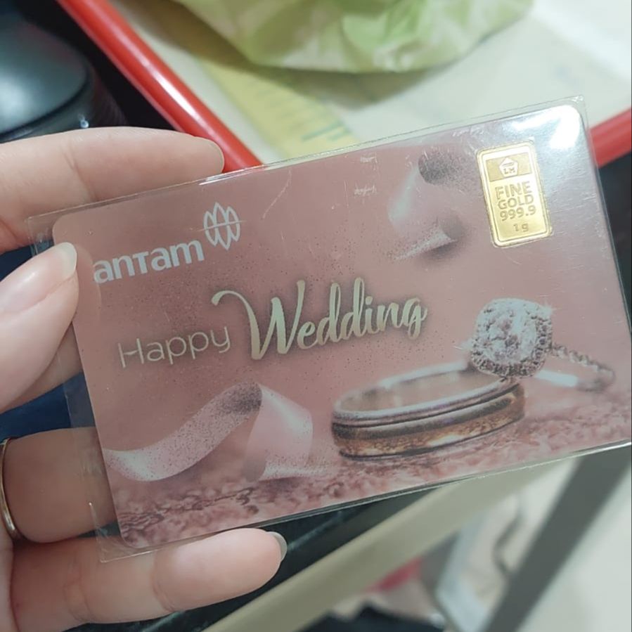 Logam Mulia Antam Series Happy Wedding 1 Gr Terbaru | Lazada Indonesia