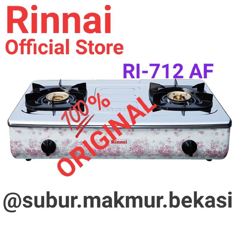 Kompor Rinnai 2 Tungku RI-712AF | Lazada Indonesia