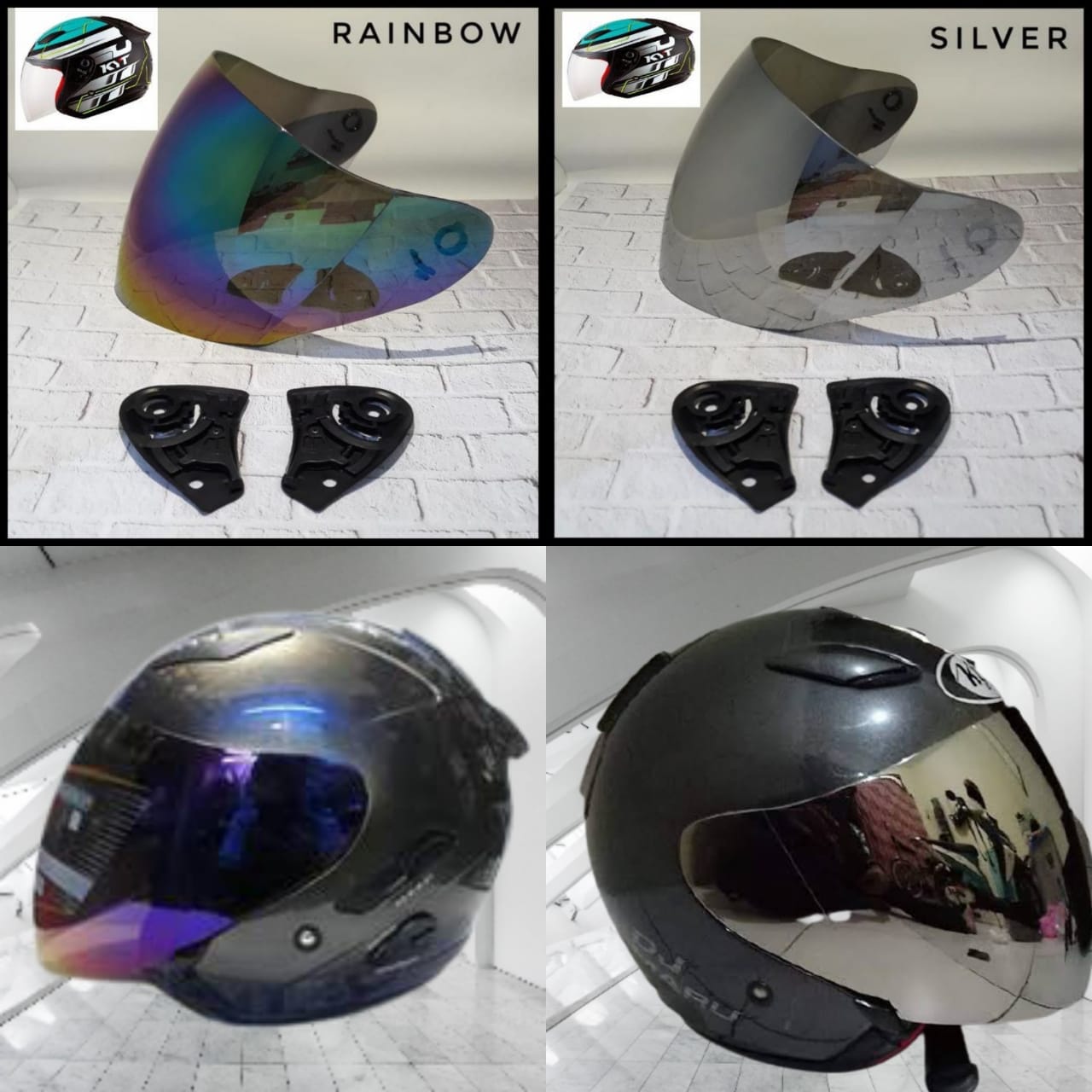 KACA HELM KYT DJ MARU INK CENTRO KYT GALAXY - kaca helm kyt - kaca helm ...