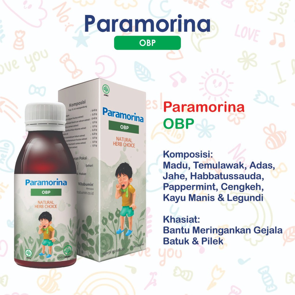 Paramorina OBP 100ml Obat Batuk Pilek Anak | Lazada Indonesia