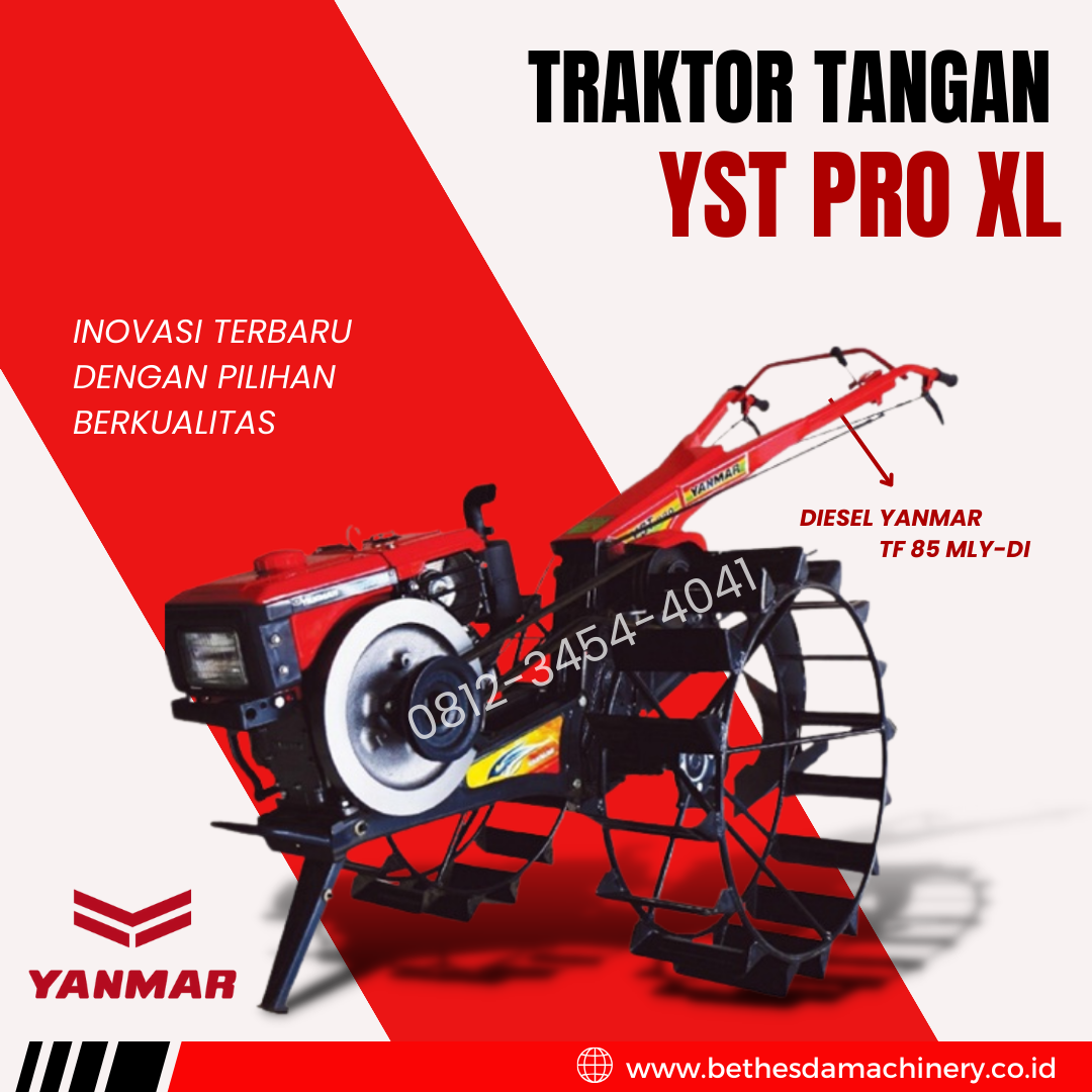 Mesin Traktor Bajak Ladang Sawah YST PRO XL YANMAR Hand Traktor 8.5HP | Lazada Indonesia