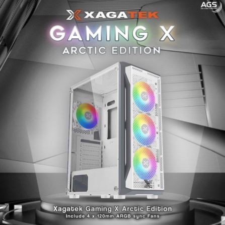 Pc case xagatek atx gl 4 fan rgb arctic gaming x | Lazada Indonesia
