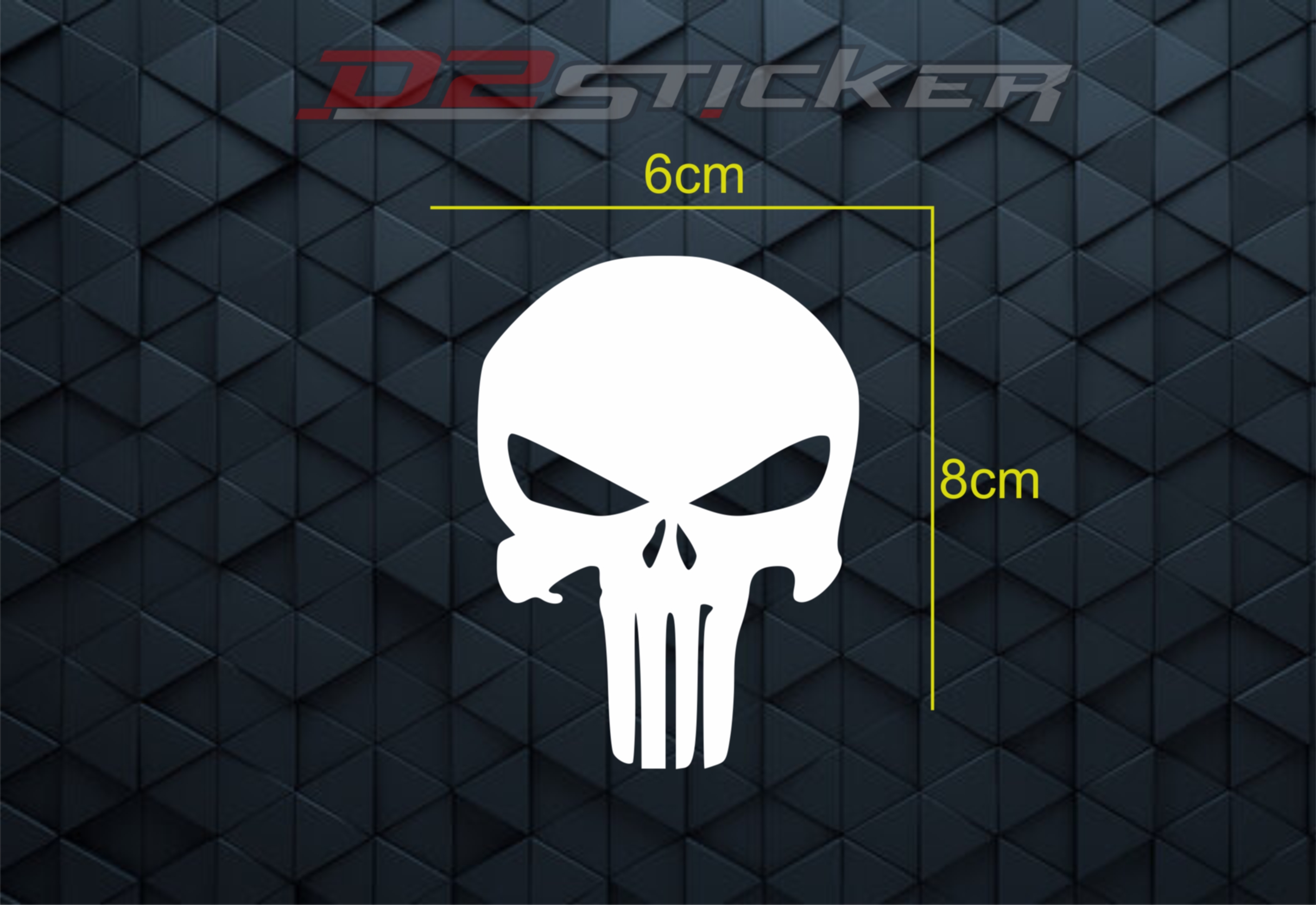 Cutting Sticker Stiker Punisher | Lazada Indonesia