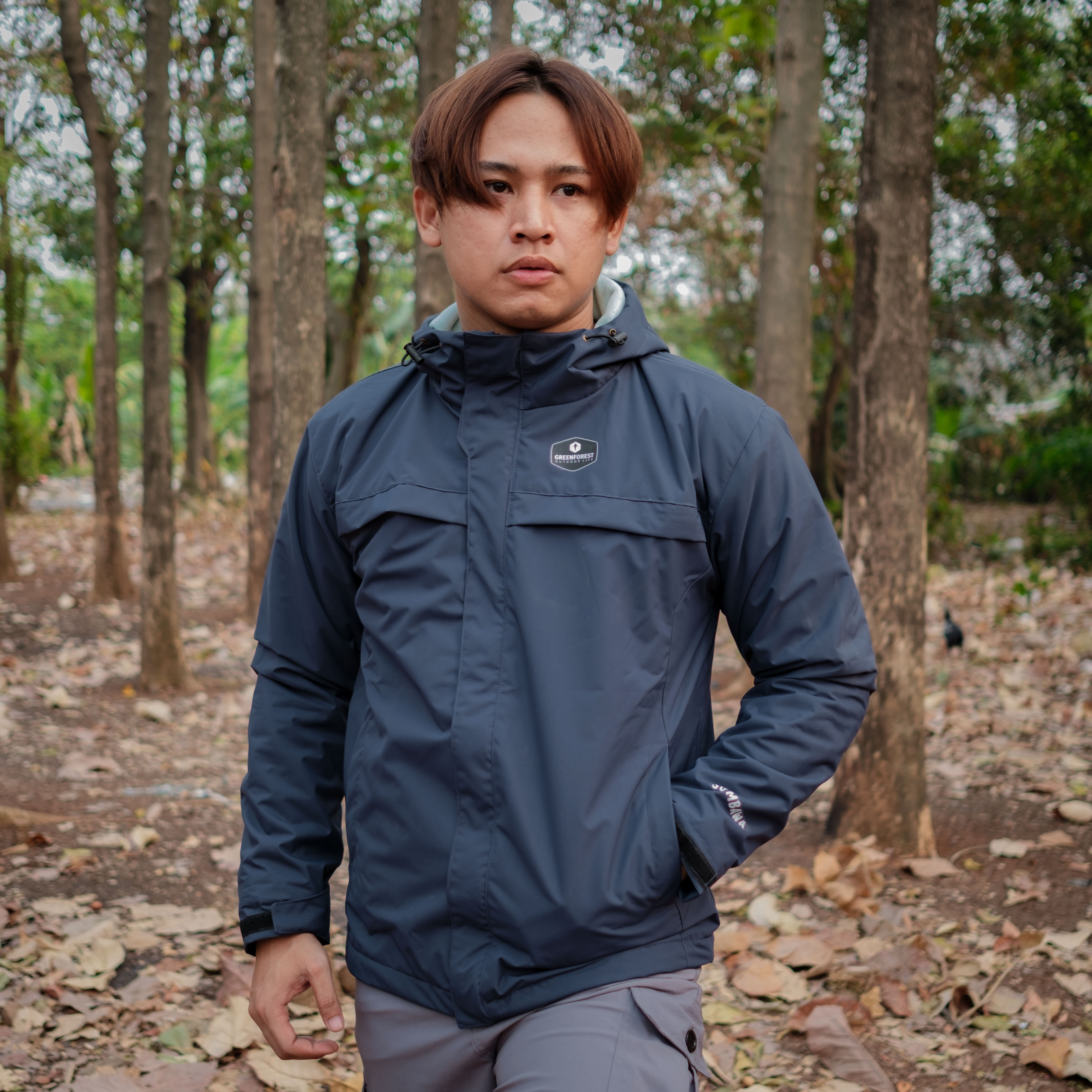 Greenforest Sumbawa Jaket Gunung Waterproof Inner Polar Pria dan Wanita ...