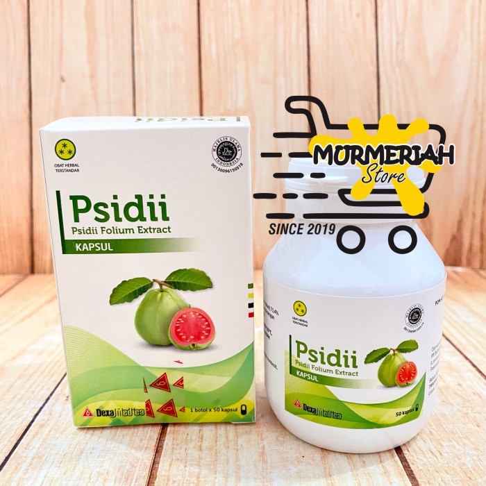 PSIDII Folium Extract BOTOL isi 50 kapsul-Ekstrak Daun Jambu Biji ...