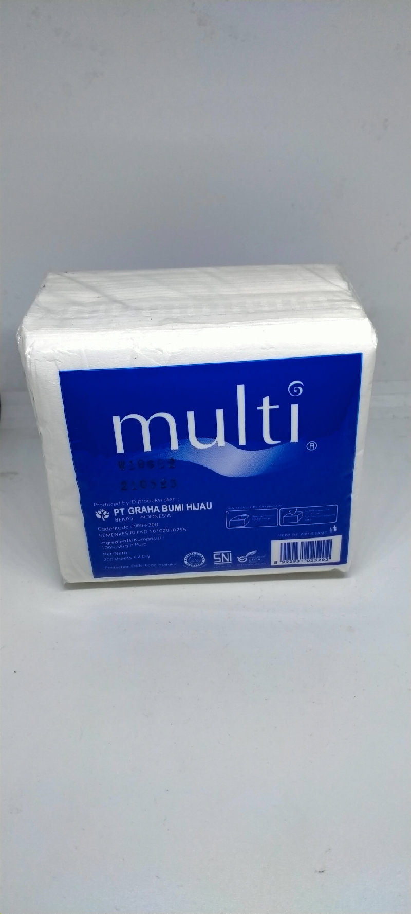 Tisu Multi Pop Up Facial Tissue 200 Sheets 2 Ply Tisu Wajah Multi Popup ...
