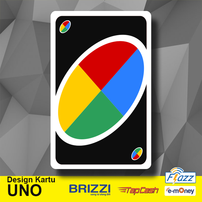 Kartu Emoney Custom Desain UNO Card bisa e-money etoll brizzi flazz ...
