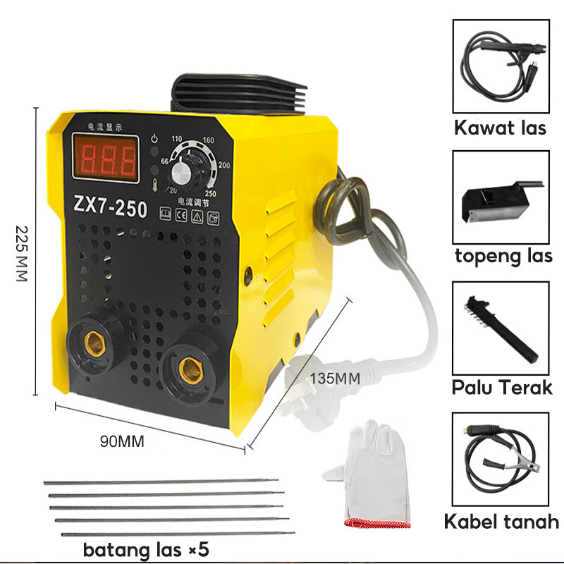 REAIM Mesin Las Inverter Portable/Mesin trafo las/450 Watt Tanpa Gas ...