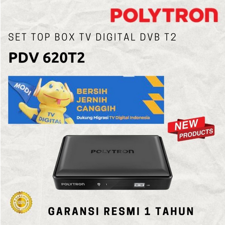 Set Top Box Polytron Digital DVB T2 | Set Top Box Polytron PDV 620T2 ...