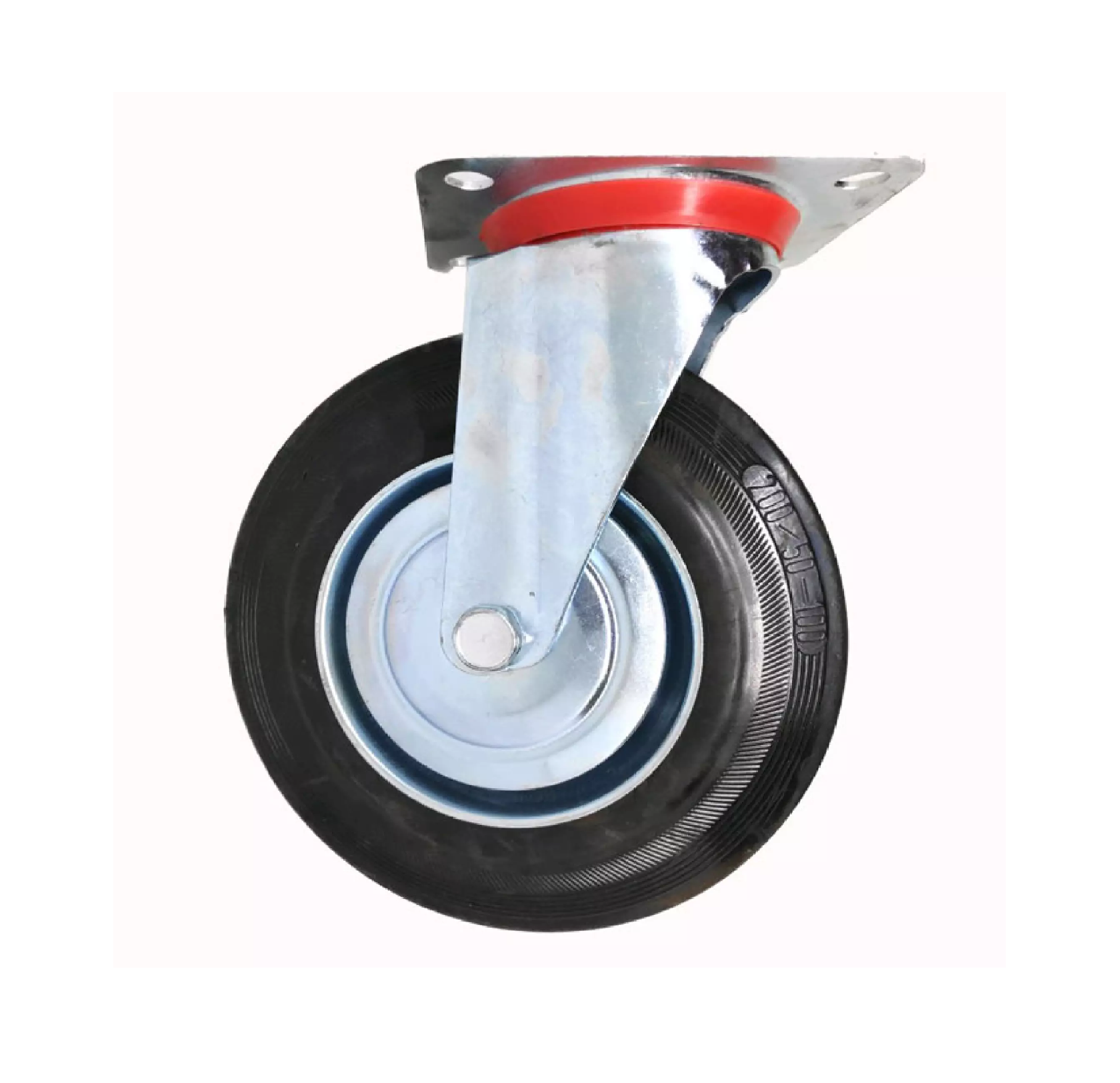 Roda Troli / Troly / Trolly Karet Hitam 8" Inch Hidup Swivel Putar ( 1 ...