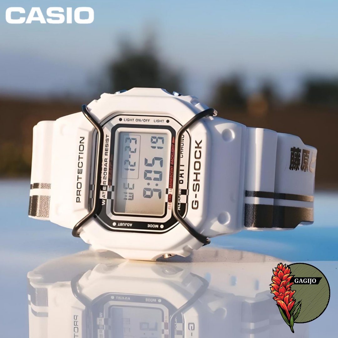 Casio G-Shock DW-5600BAIT20-7 Initial D Jam Tangan DW-5600 BAIT Digital ...