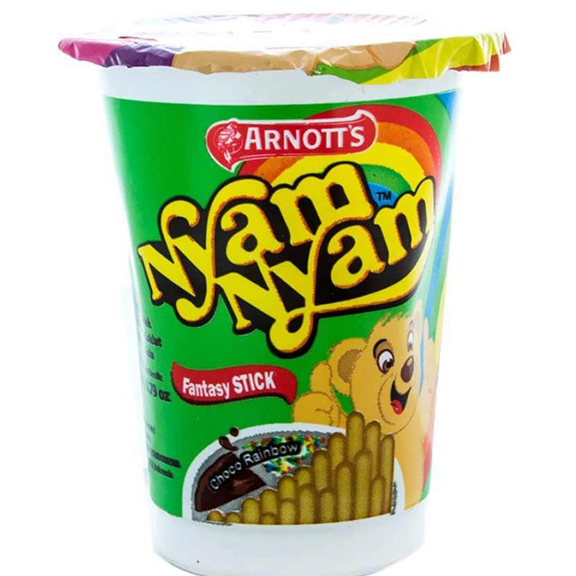 Biscuit Nyam Nyam Fantasy Stick Sparkling Choco Pack 25gr Lazada