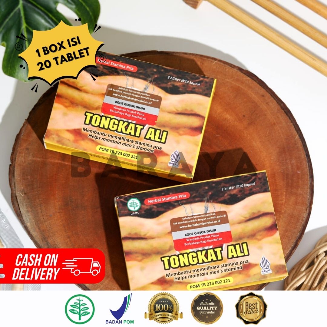 TONGKAT ALI KAPSUL HERBAL STAMINA PRIA TAHAN LAMA ISI 20 Tablet ...