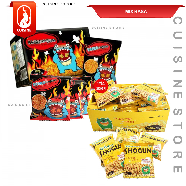 [COD] Mie Shogun Snack Mie Kremes Korea Kaaro Chicken Spicy Ramen Mie ...