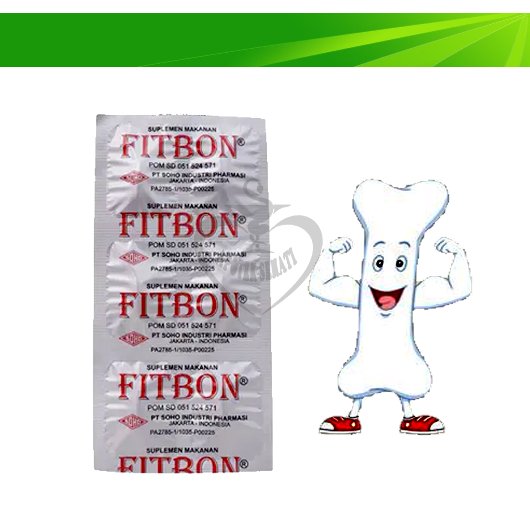 FITBON dan FITBON PLUS Vitamin Tulang dan Sendi Glucosamine | Lazada ...