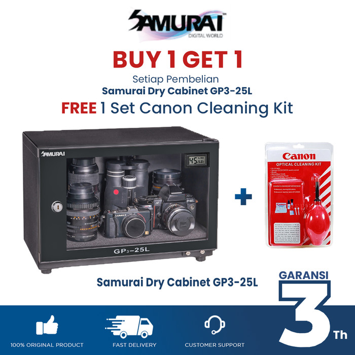 Perawatan Kamera Samurai Dry Box Kamera GP5-25L Dry Box Cabinet ...