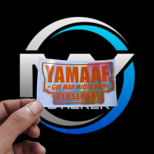 CUTTING STICKER YAMAAF GUE MAH MIO LU MAH TERSERAH , STIKER CUTTING ...