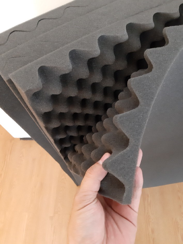 Busa Peredam suara Ruangan Motif Telur Akustik Musik 100 x 50cm ...