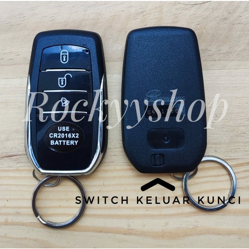 PAKET ALARM MOBIL PREMIUM KD 150 MODEL KUNCI LIPAT INNOVA REBORN ...