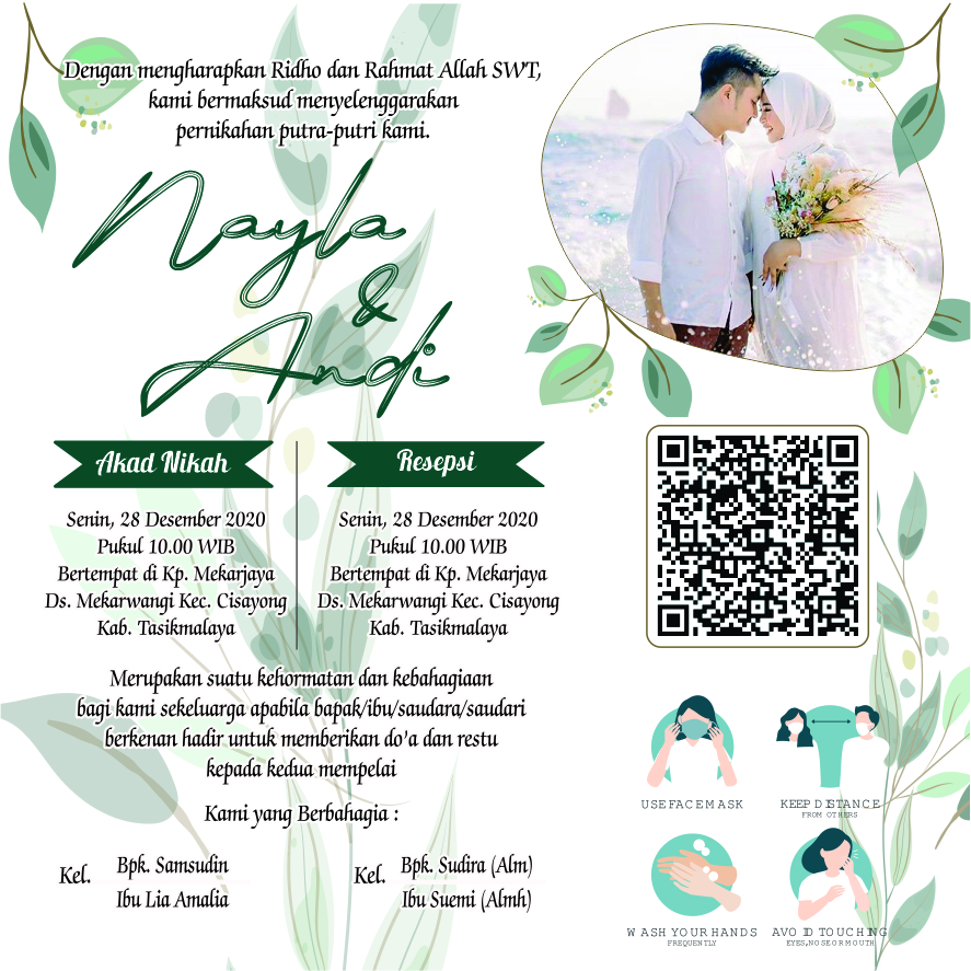 100 biji Undangan besek kotak nasi sorogan punjungan pernikahan ...