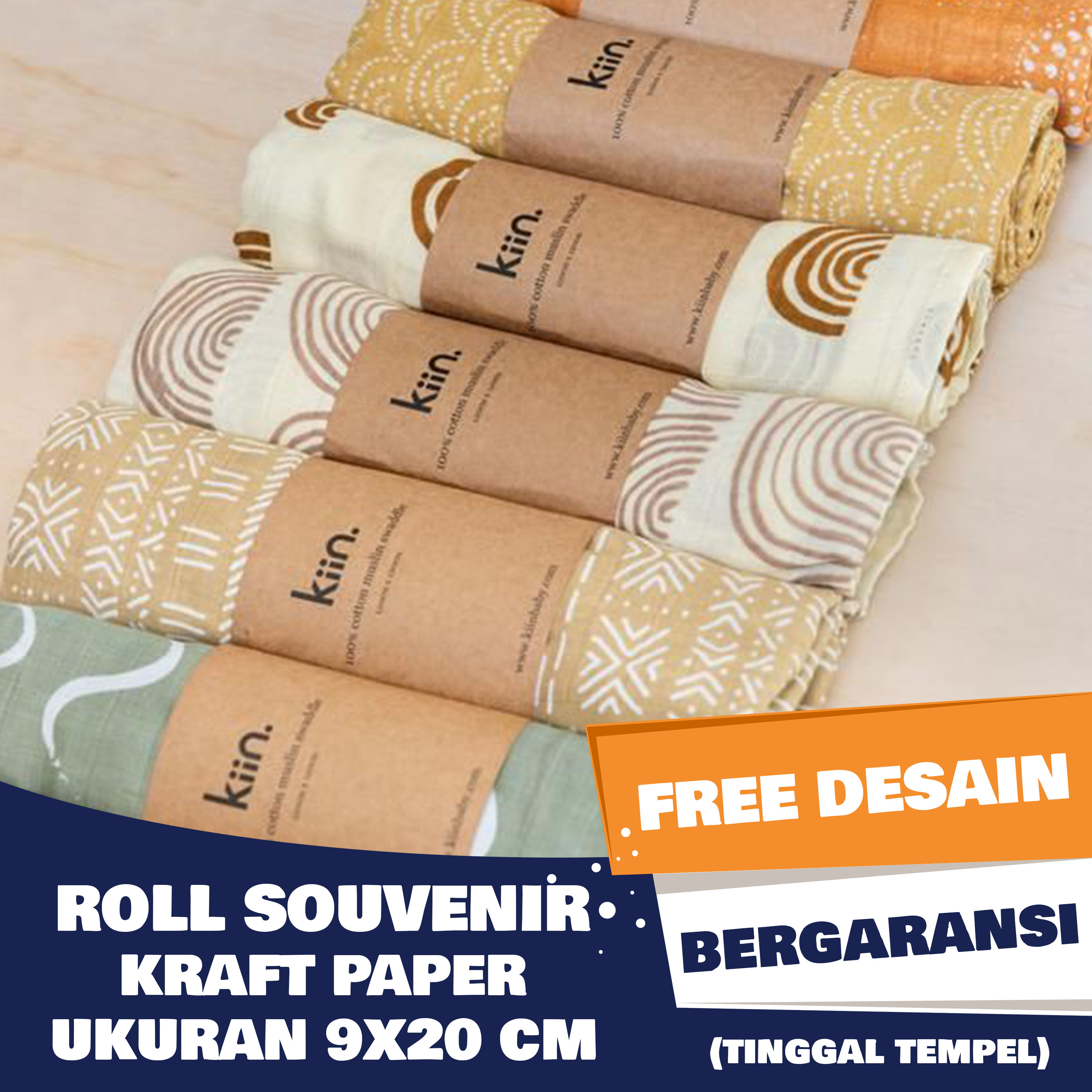 Roll Souvenir / Label Souvenir Pernikahan / Label Hijab Pengikat ...
