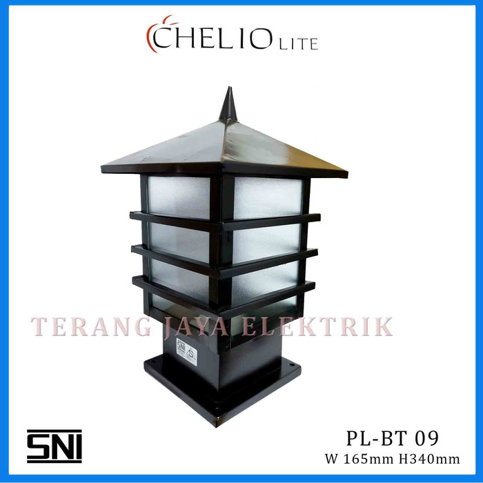 LAMPU PILAR / LAMPU HIAS TAMAN / PAGAR CHELIO LITE PL-BT09 SNI | Lazada ...