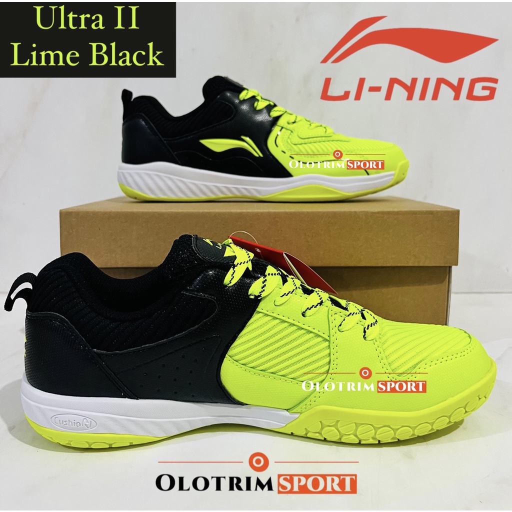 Sepatu Badminton LINING ULTRA II III 3 2 Bulu Tangkis Li Ning Li-Ning ...