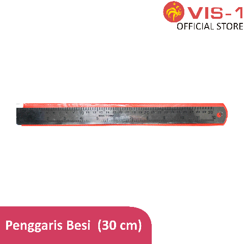 Penggaris Besi 30cm VIS-1 / Penggaris Besi | Lazada Indonesia