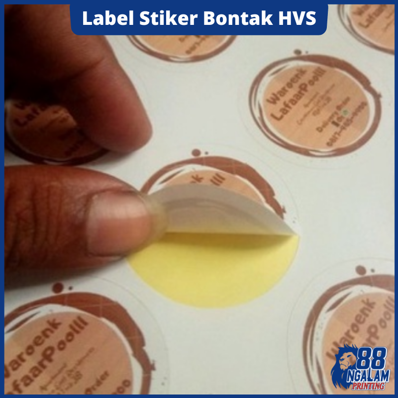Cetak Stiker Label Murah / Stiker Bontak HVS / Stiker HVS A3+ | Lazada ...