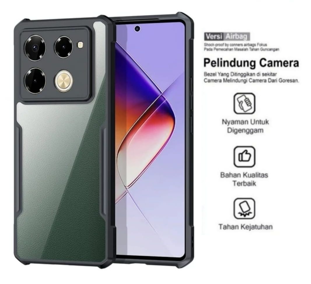 Casing INFINIX NOTE 40 PRO+ 5G Shockproff Camera Protection Transparan ...