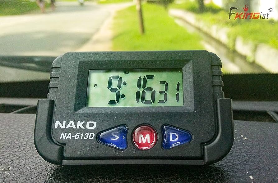 NAKO NA-613D / NA-617A Digital Car Automobile Alarm Clock | Lazada ...