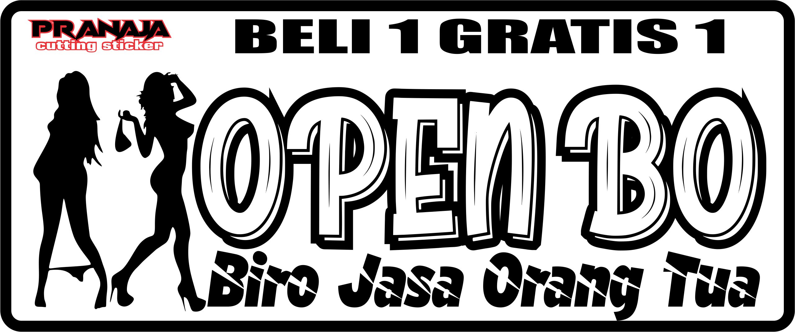 STIKER OPEN BO TERBARU GAESS..!! STICKER MOTOR OPEN , BO STIKER MOBIL ...