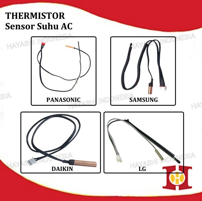 Thermistor AC Daikin Panasonic Samsung LG Termistor Sensor Suhu ...