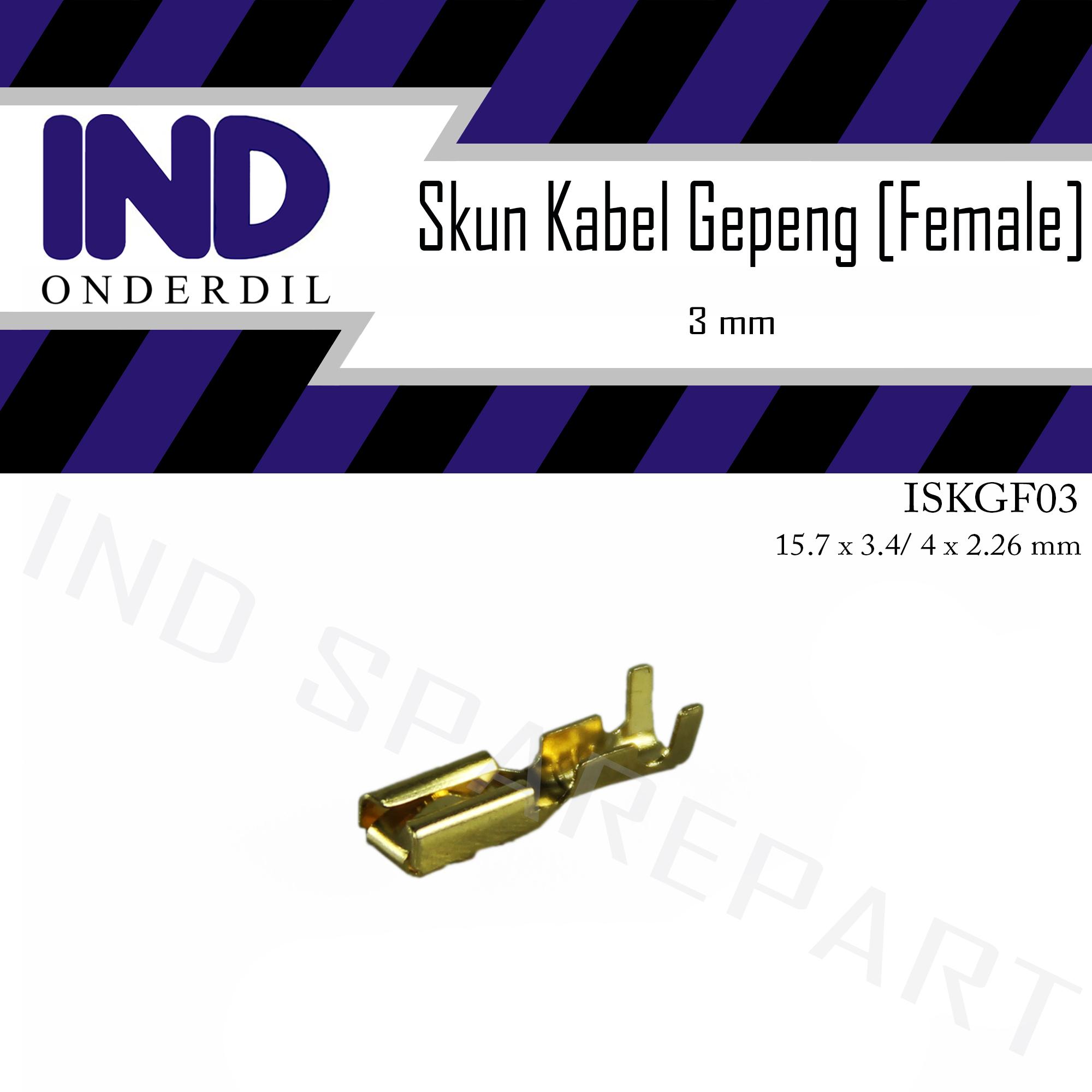 Skun-Sekun-Terminal Kabel Connector-Conector-Konektor Gepeng-Pipih ...