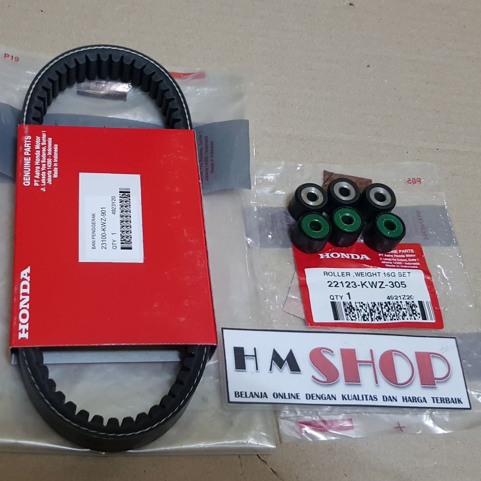 vanbelt revo matic plus roller satu set original HONDA | Lazada Indonesia