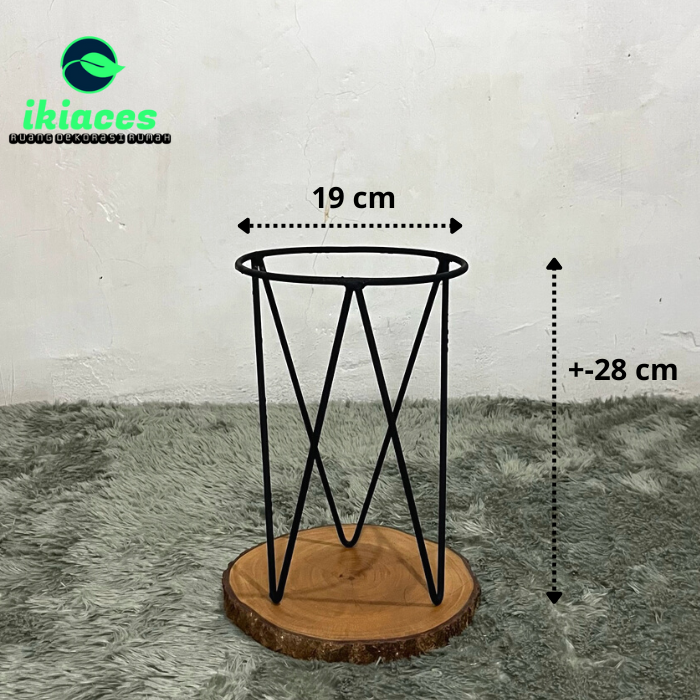 BESI WADAH POT HIAS STANDING POT TANAMAN DEKORASI POT BESI POT TANAMAN ...