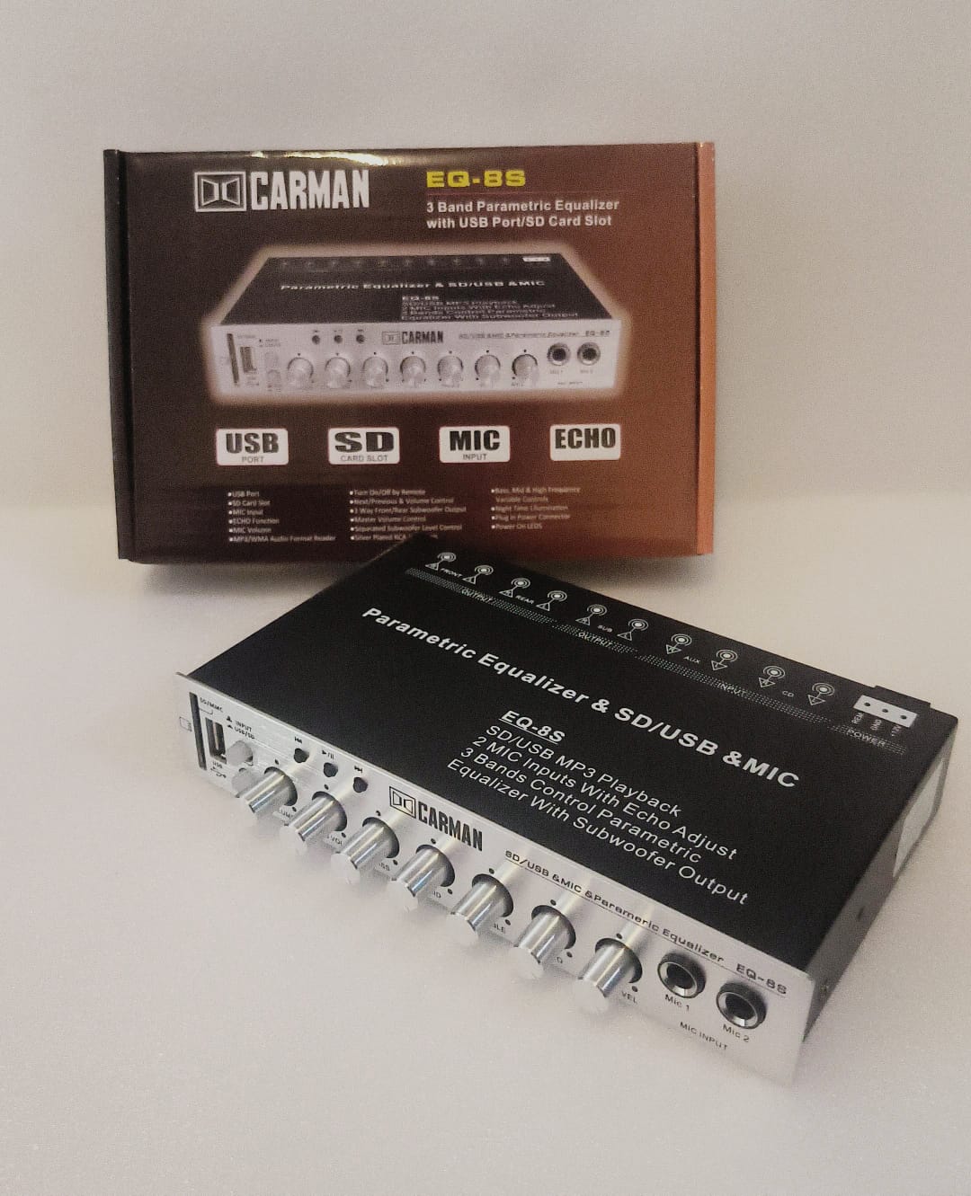 Equalizer Parametric / Pre-Amp Audio Mobil Carman EQ-8S | Lazada Indonesia