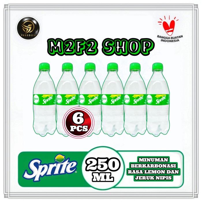 Sprite Botol Plastik Pet - 250 ml (Kemasan 6 Pcs) | Lazada Indonesia