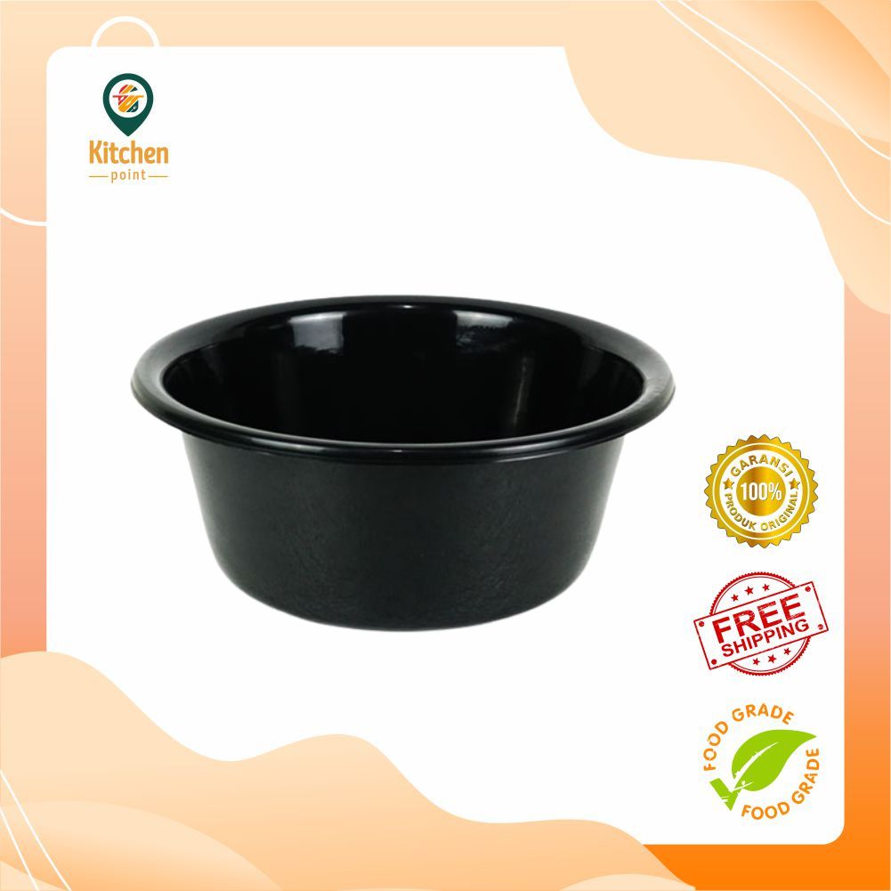 Waskom Kenangan 16 Hitam | Baskom Plastik Jumbo | Lazada Indonesia