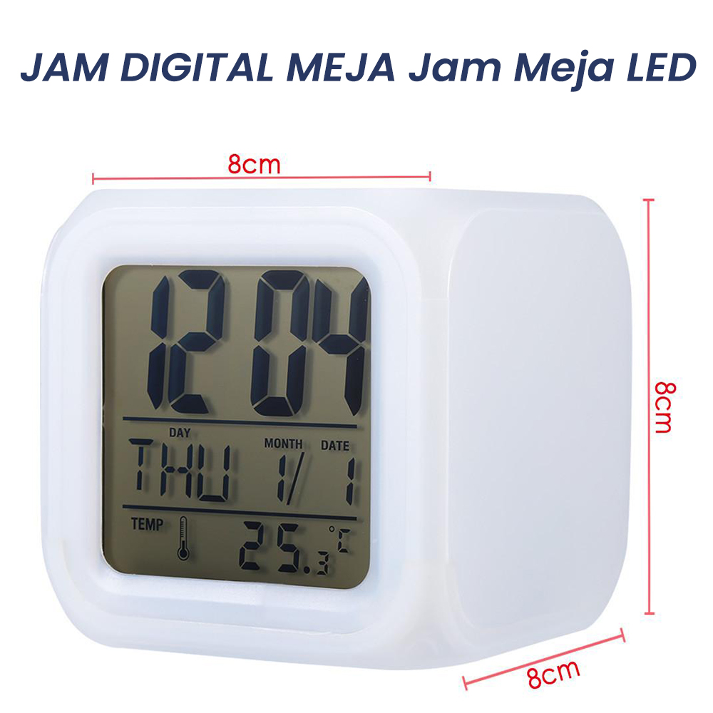 JAM DIGITAL MEJA // Jam Meja LED 7 Perubahan Warna Kotak / Jam Alarm ... JAM DIGITAL MEJA // Jam Meja LED 7 Perubahan Warna Kotak / Jam Alarm ...