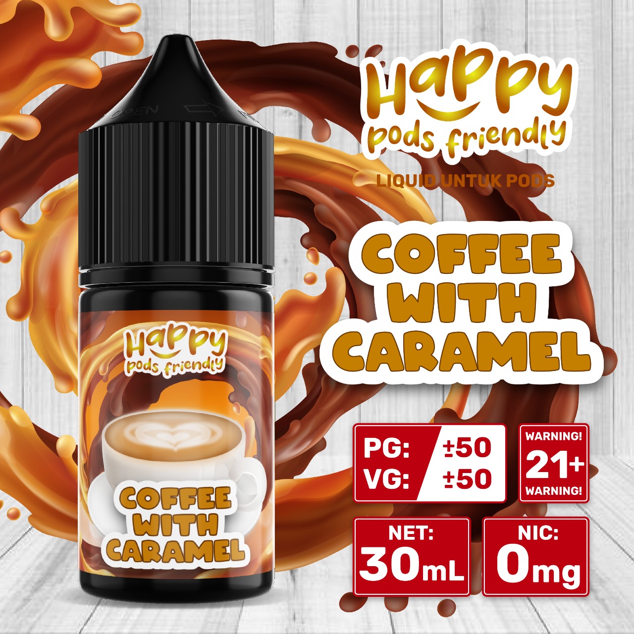 PROMO ATTACK Liquide HAPPY PODS FRIENDLY RASA FRESH STRAWBERRY ...