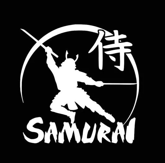 stiker cutting keren lucu unik samurai jepang dekorasi Decal Vinyl ...