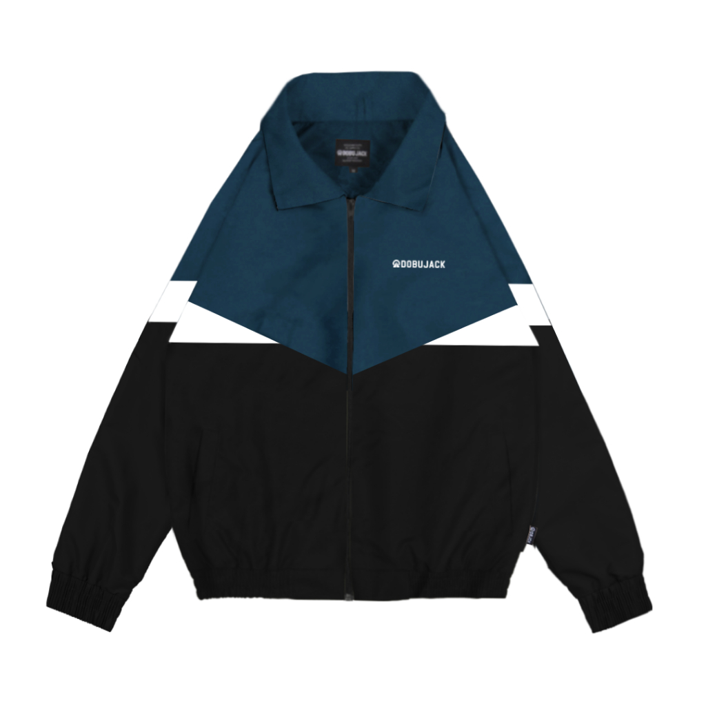 Dobujack Tracktop Suit Jacket Wiper Green Petrol White | Lazada Indonesia