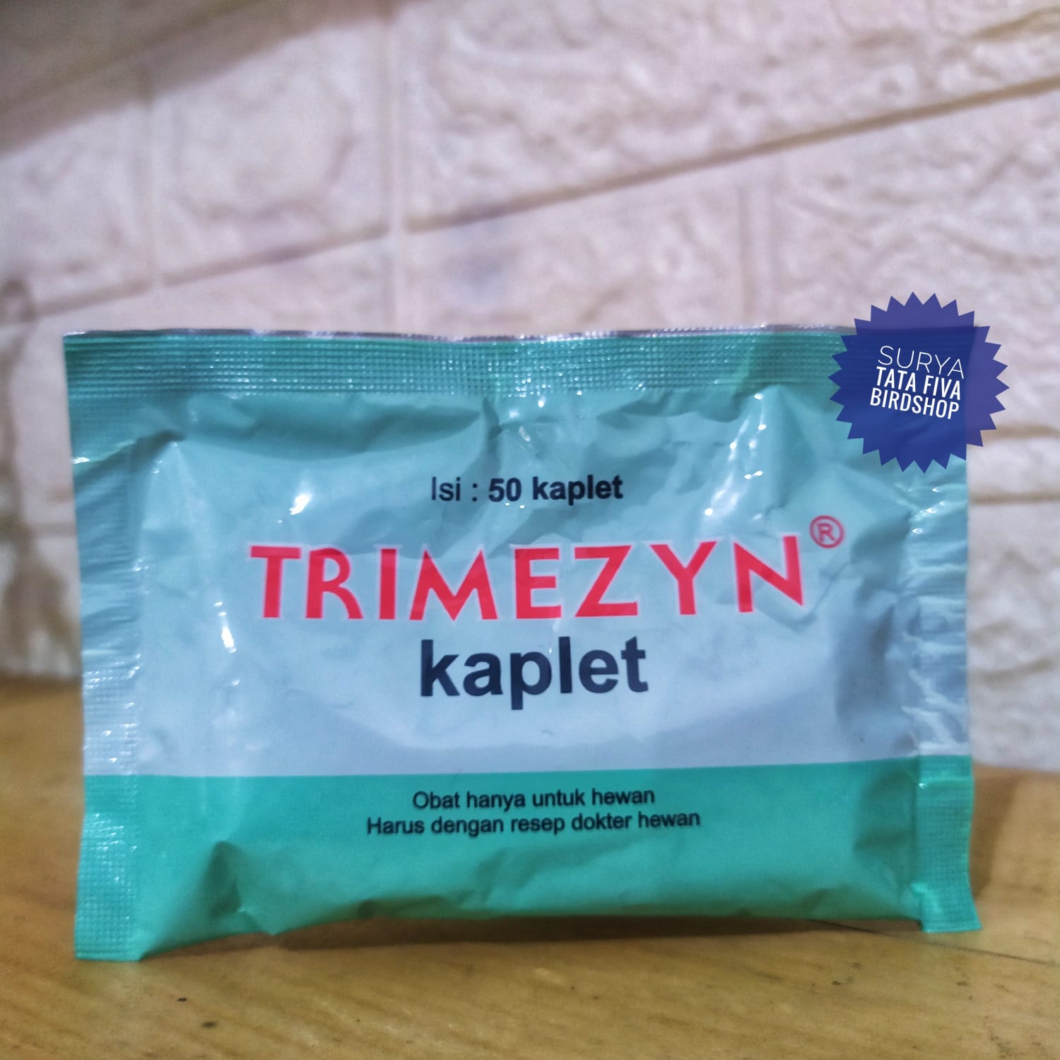 TRIMEZYN ISI 50 OBAT SNOT KORISA CRD DAN KOLERA UNTUK AYAM BURUNG DAN ...