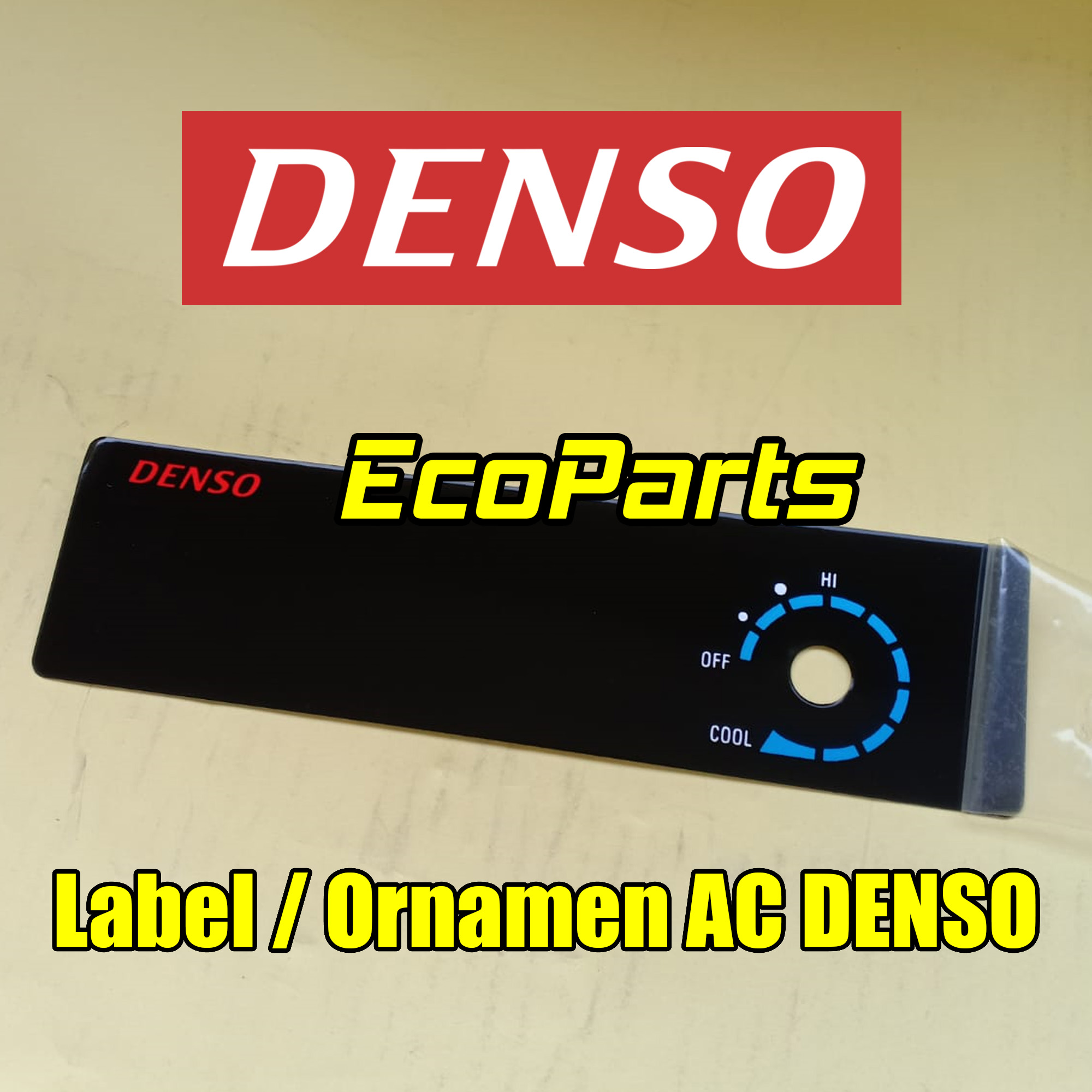 Label / Ornamen DENSO AC Mobil Panjang Stiker Sticker AC | Lazada Indonesia