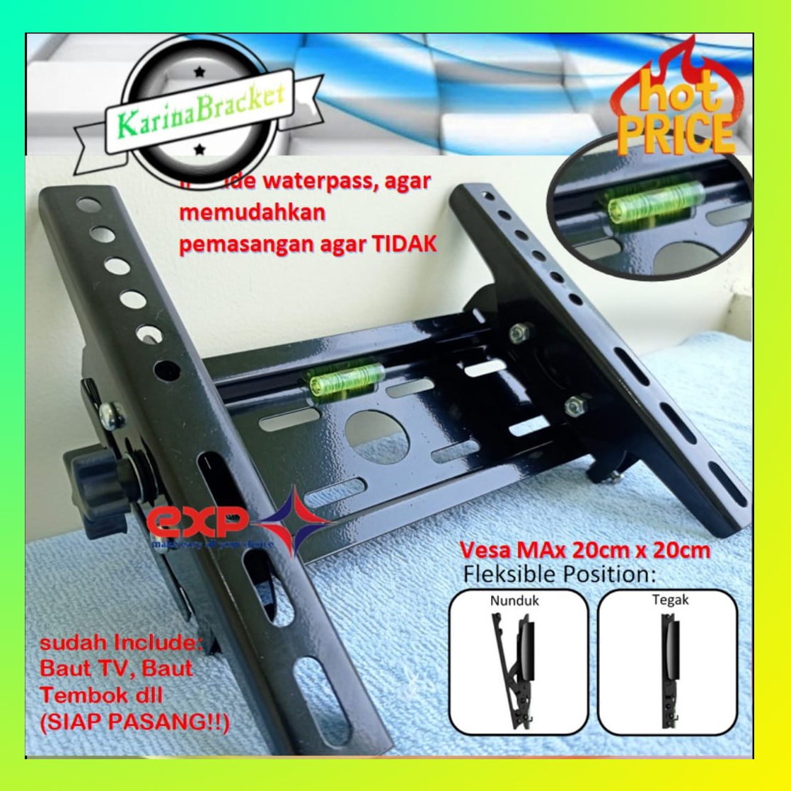 Bracket TV LED POLYTRON 14 inch 19 inch 22 inch 24 inch 32 inch 37 inch ...